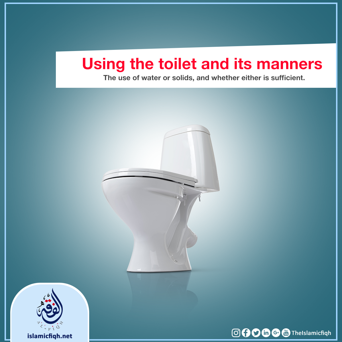 Using the toilet and its manners