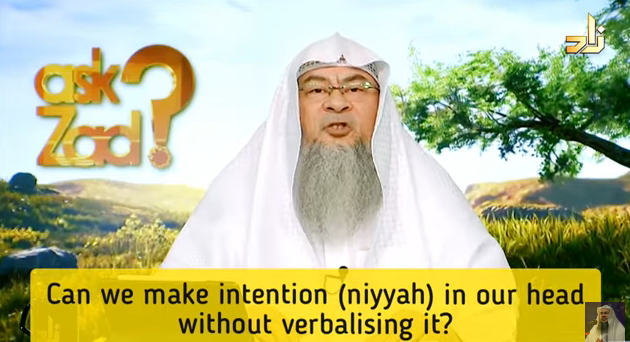 Can I make intention (niyyah) for prayer, wudu in head or heart without ...