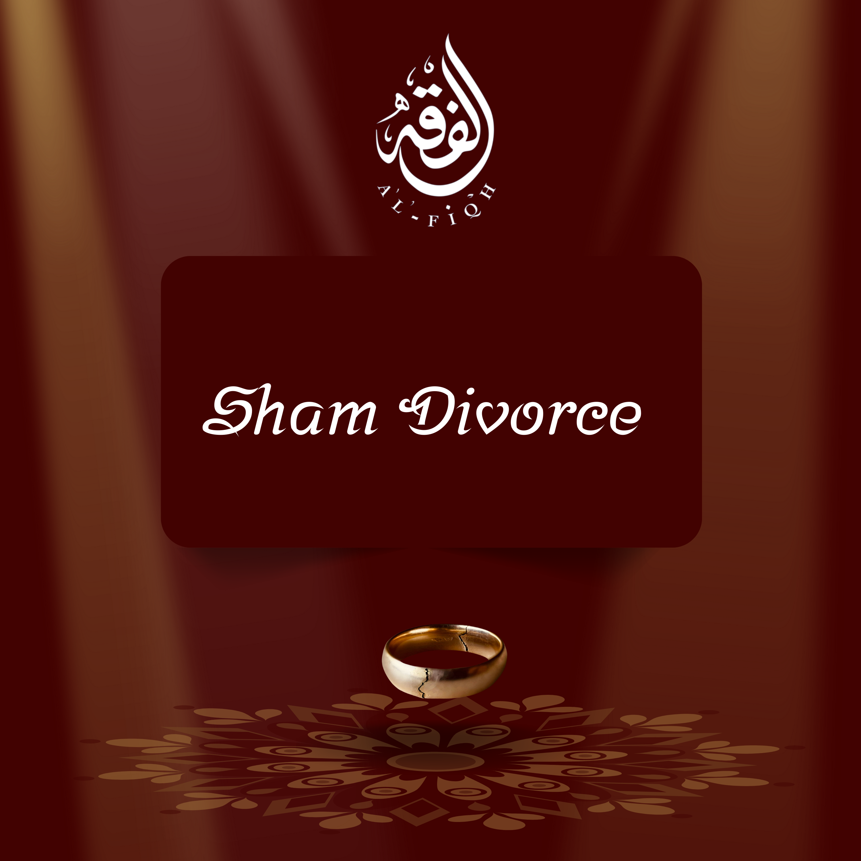 Sham Divorce Card Islamic Fiqh Your Easy Way To Learn About The
